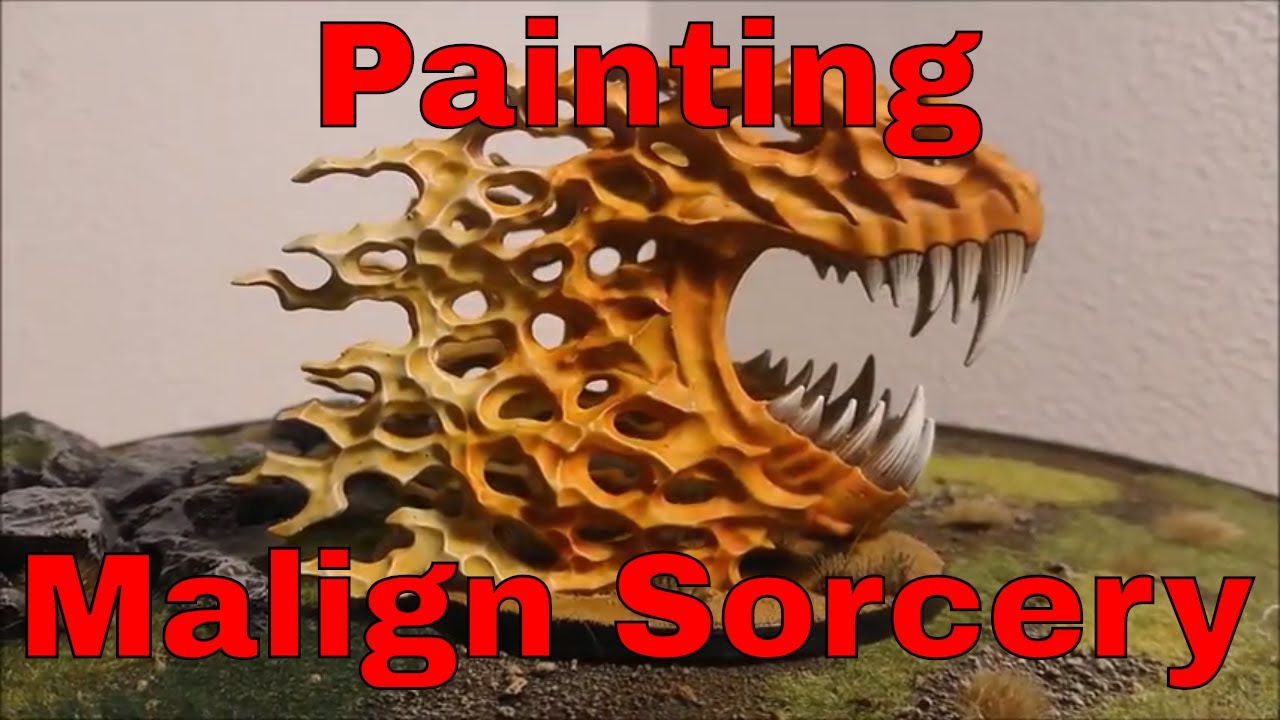 Age of Sigmar soul wars malign sorcery Ravenak's Gnashing Jaws painting ...
