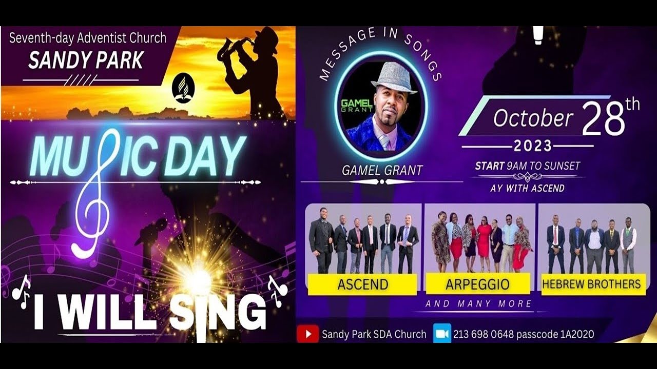 Seventh-day Adventist Church Sandy Park Music Day, Afternoon Program" I ...