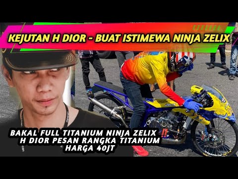 REVIEW NINJA ZELIX TEKNOTUNER ‼️ H DIOR PASANG RANGKA TITANIUM HARGA ...