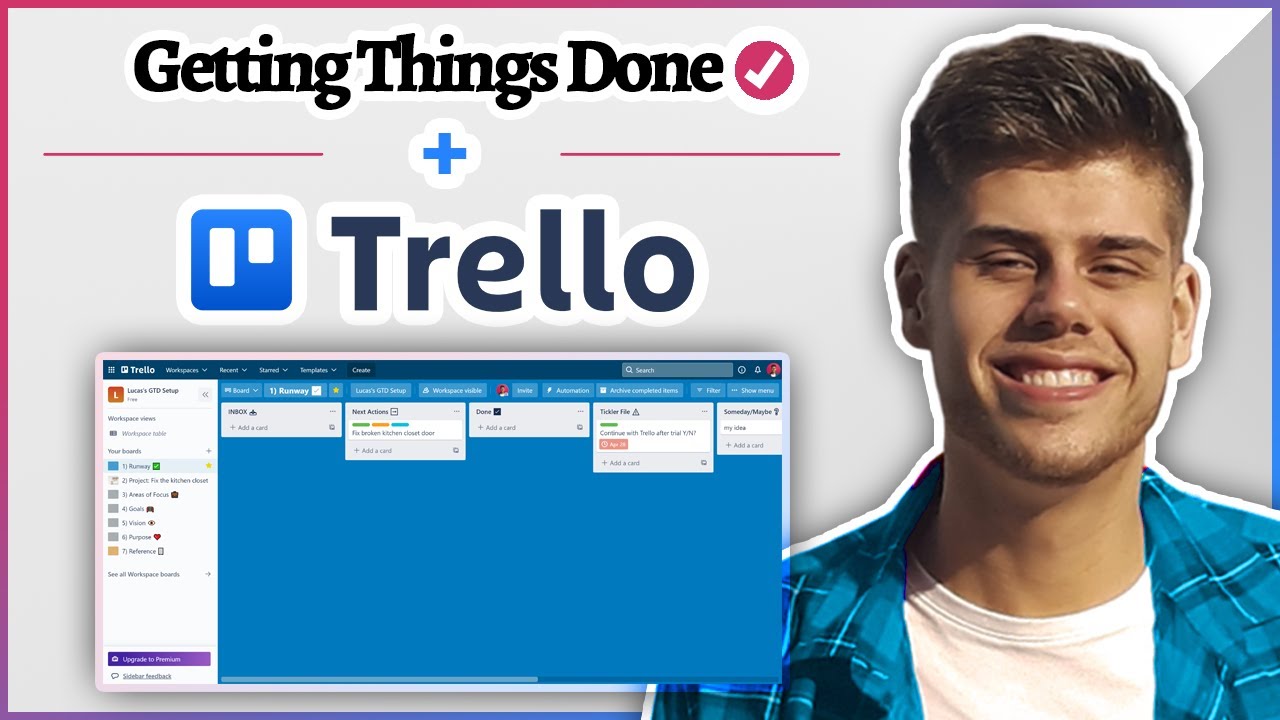 How to use TRELLO for Getting Things Done (GTD) in 2021 - YouTube