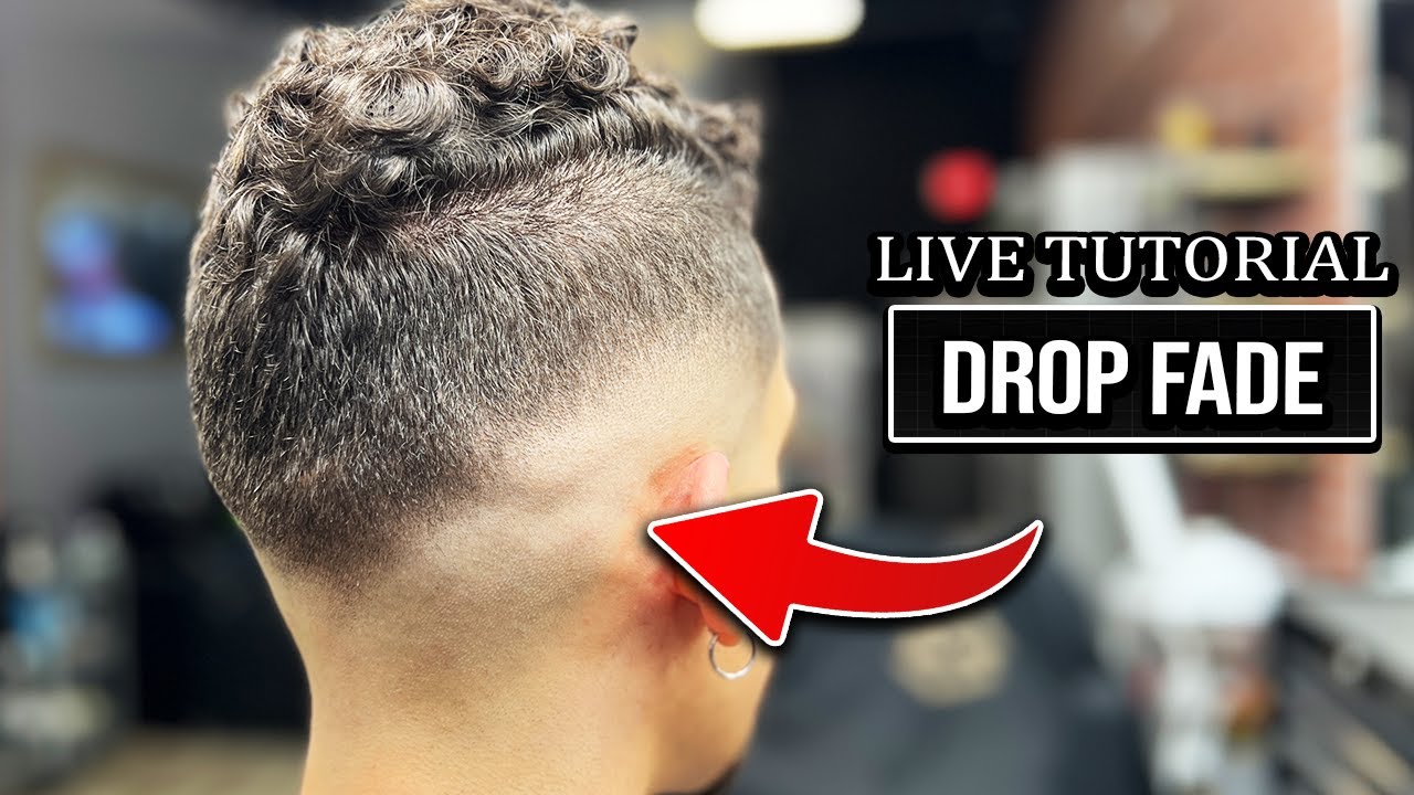 Easy Low Drop Fade With Color Enhancement Barber Tutorial - YouTube