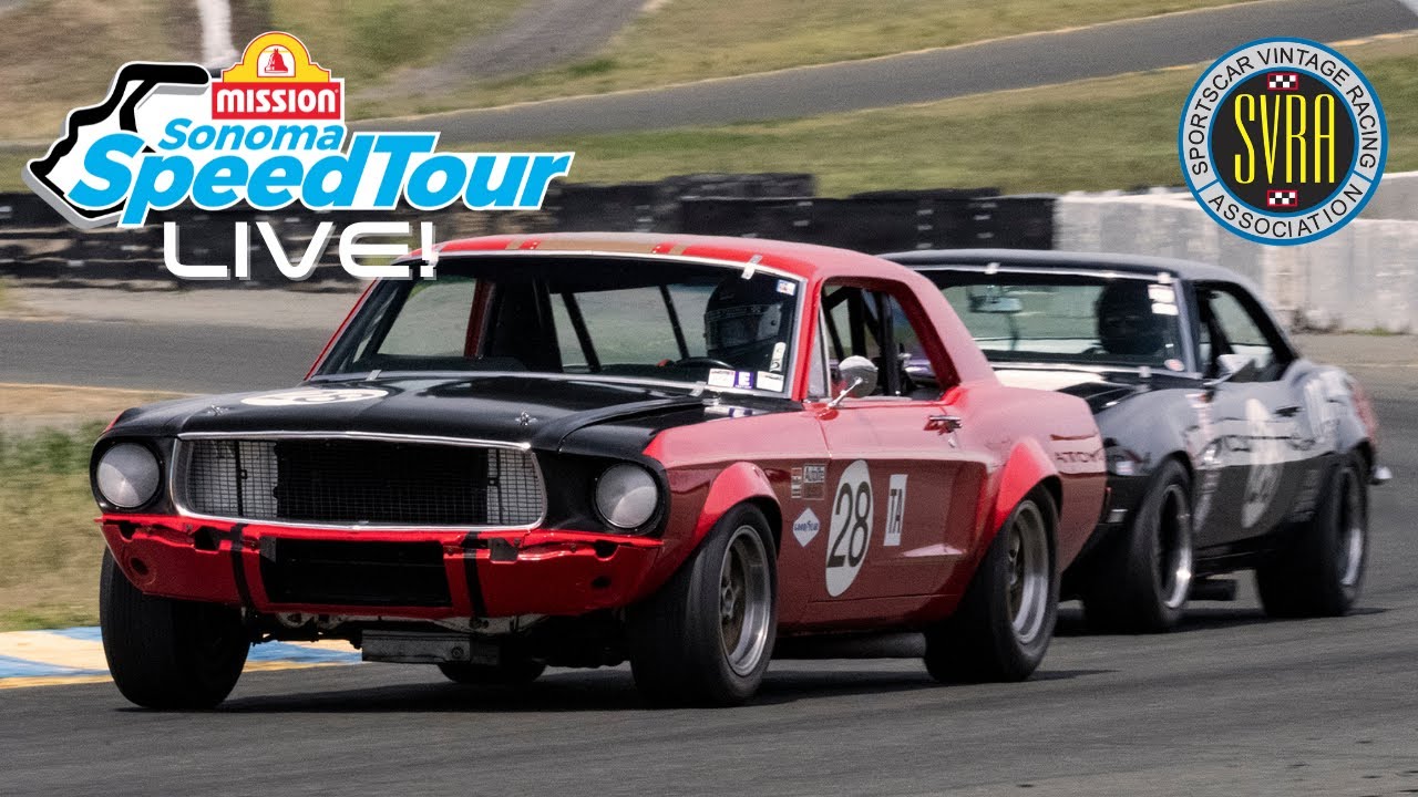 Historic Trans Am races at the Mission Foods Sonoma SpeedTour - YouTube
