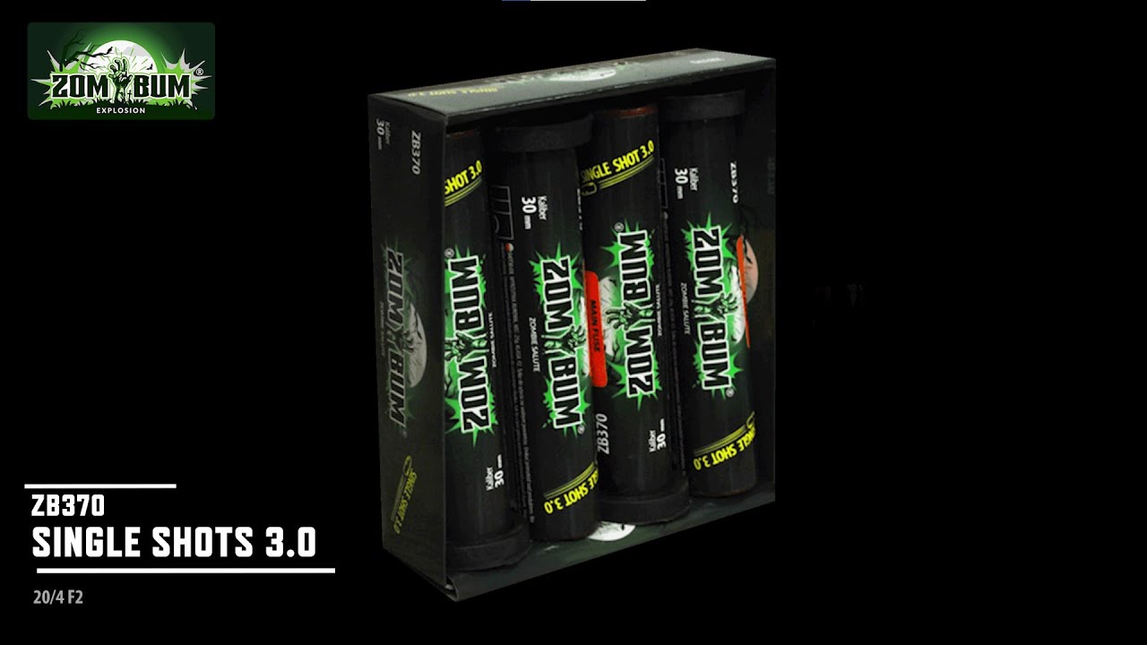 Single Shots 3.0 ZomBum Explosion 4pcs 30mm ZB370 - YouTube