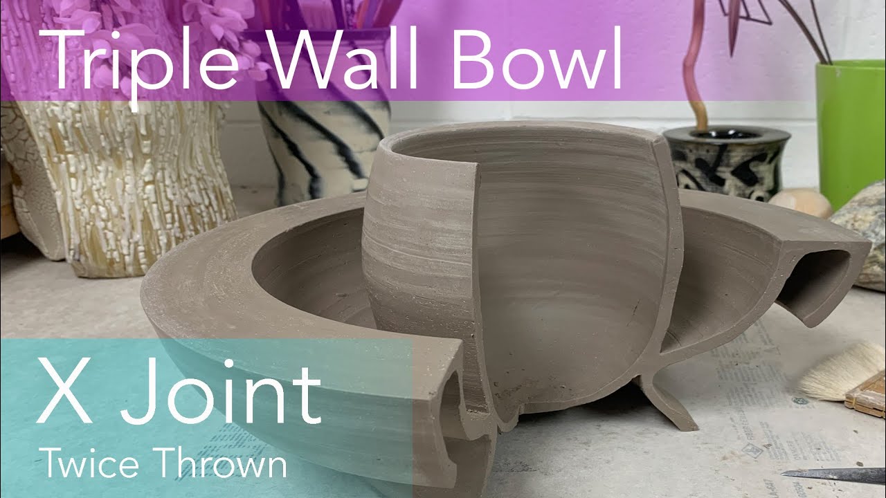 Lofi Clay Demo Relaxing Pottery Introducing the X Joint Throwing Three ...