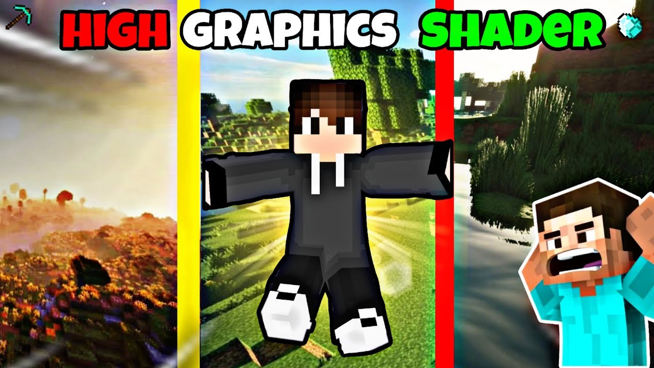 Minecraft high graphics shaders for low end device 🤫 - YouTube