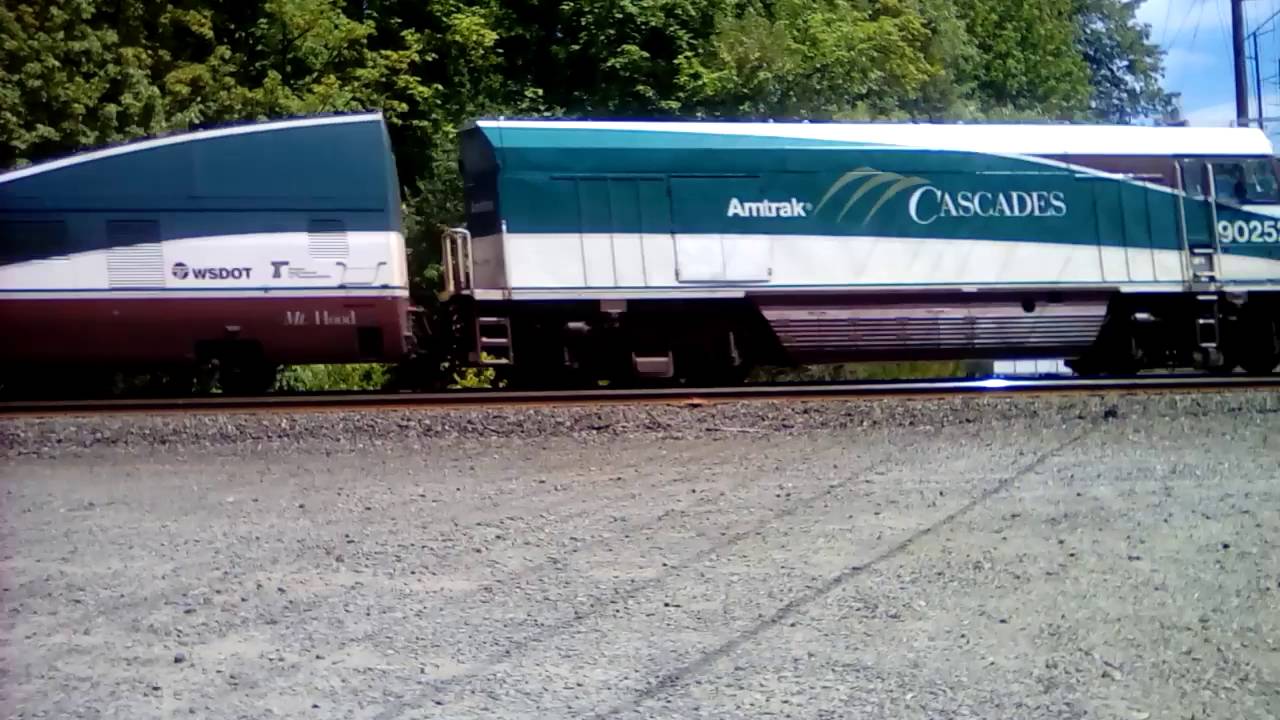 Amtrak talgo train on July 30 2016 - YouTube
