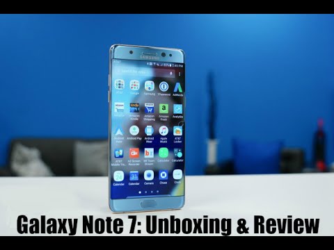 Samsung Galaxy Note 7 Duos Unboxing & Review - YouTube