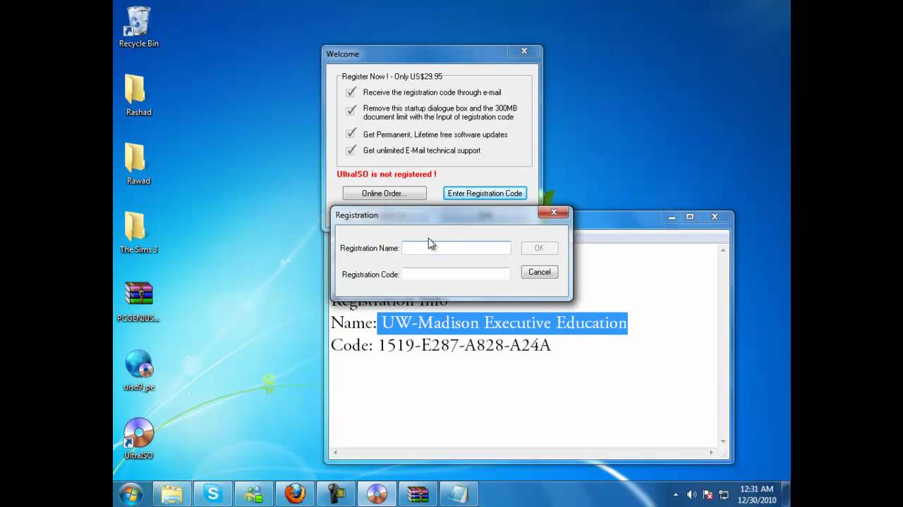Activate UltraISO Premium - YouTube