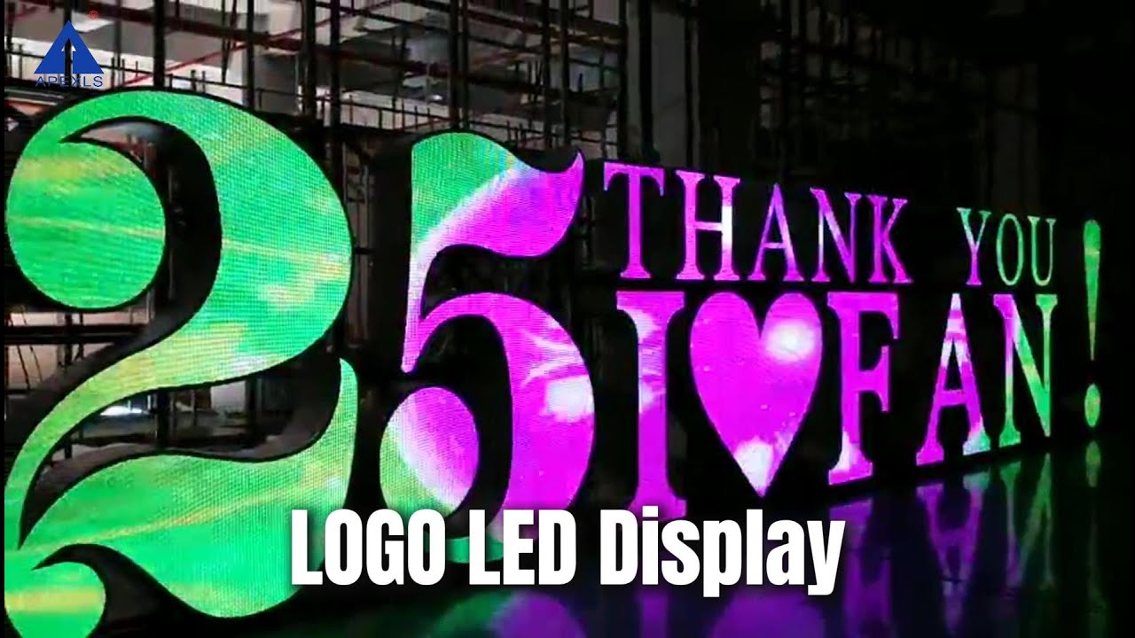 Indoor and Outdoor Creative LOGO LED Display - YouTube