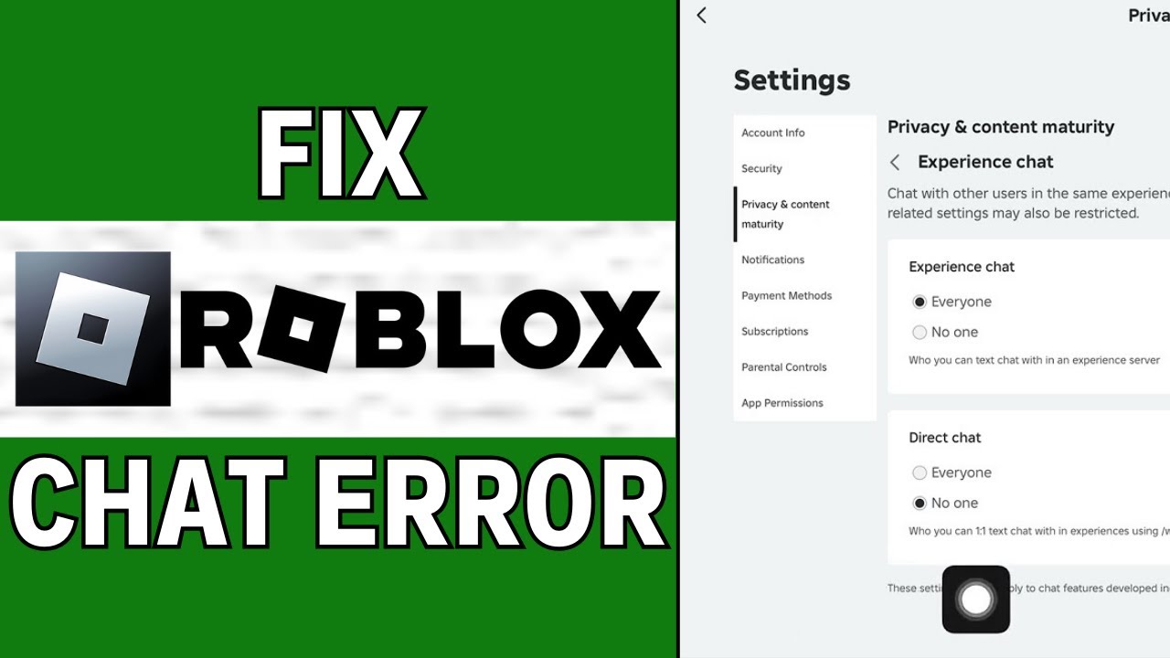 How to Fix Your Chat Settings Prevent You From Sending Messages in ...