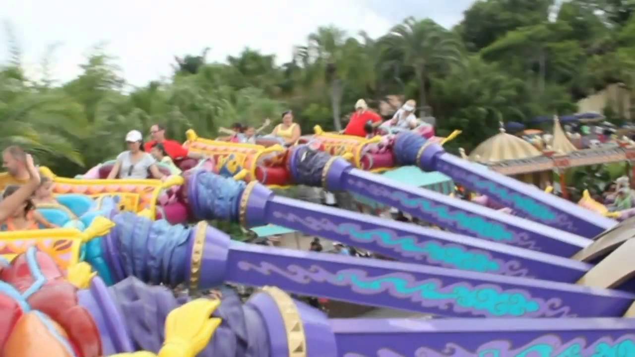 Magic Kingdom - The Magic Carpets of Aladdin - YouTube