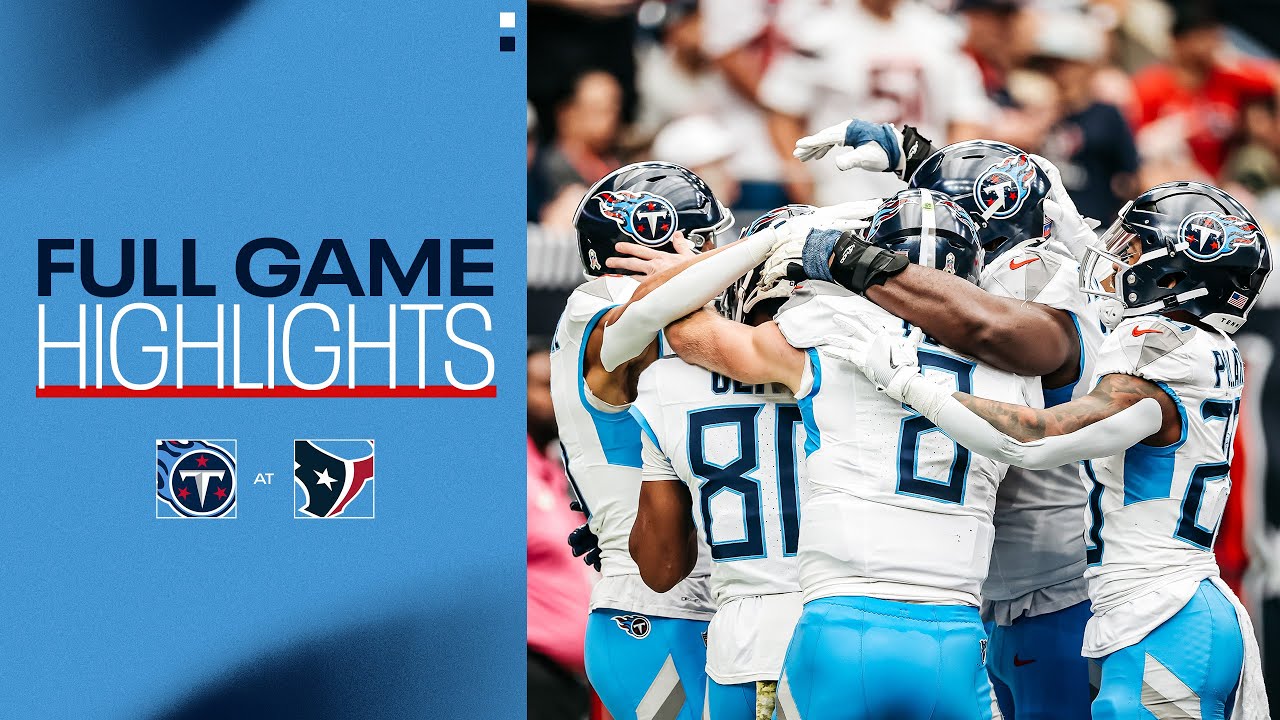 Titans at Texans Highlights Week 12 | Game Highlights - YouTube