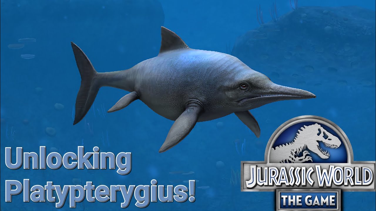 Unlocking Platypterygius! (Jurassic World The Game) - YouTube