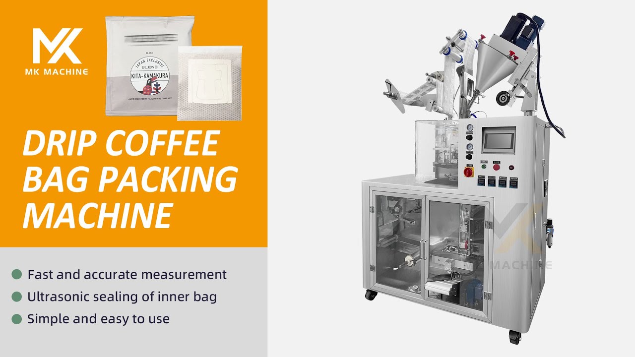 Automatic Drip Coffee Bag Packing Machine Powder Packaging - YouTube