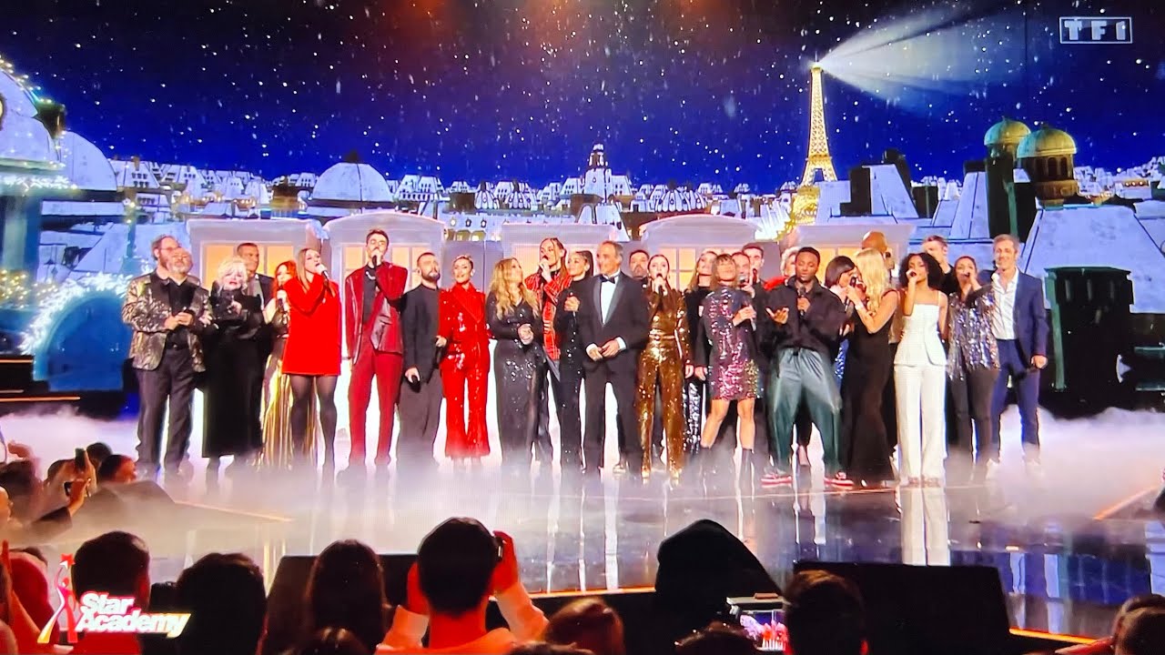 Star Academy : Tous les élèves et les professeurs chantent un chant de ...