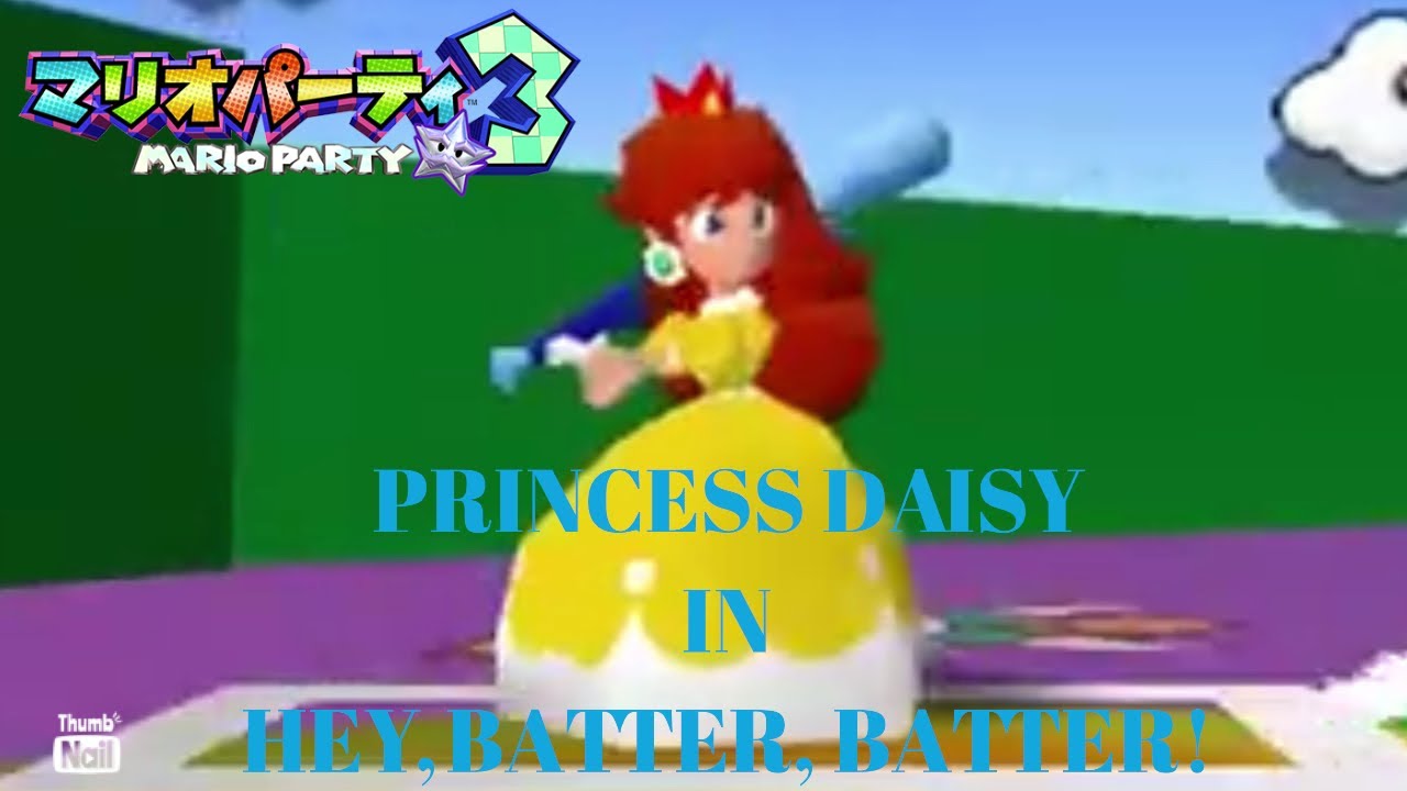 Mario Party 3 - Princess Daisy in Hey, Batter, Batter! - YouTube