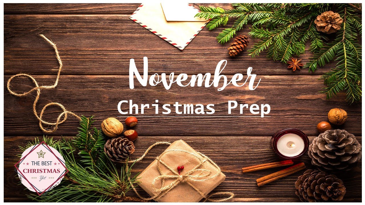 November Christmas Prep/Christmas plan with me/ - YouTube