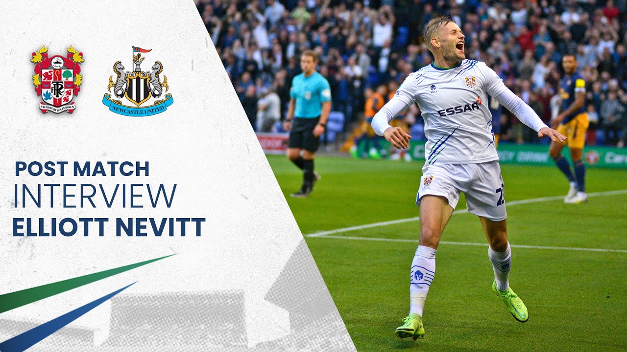 Post Match | Elliott Nevitt (Newcastle United) - YouTube