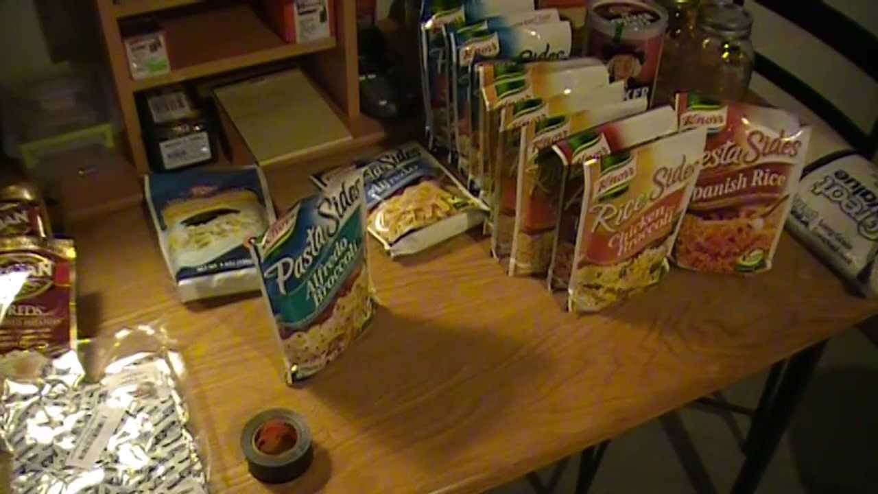 SHTF Food Grab And Go Bucket - YouTube