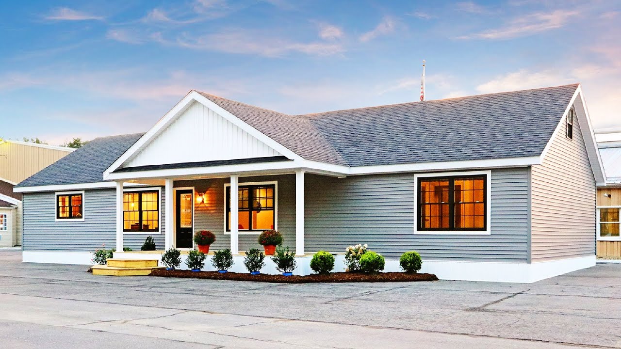 Absolutely Gorgeous MONROE Modular Home from Silver Point Homes - YouTube