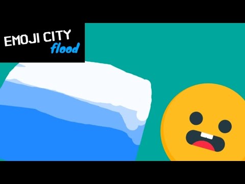 Emoji city flood/tsunami | short fictional emoji animation - YouTube
