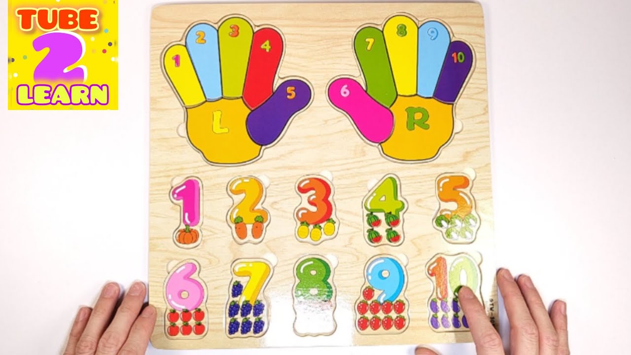Best educational video for kids | Counting 1 to 10 With Finger Numbers | Learn Numbers for kids ...