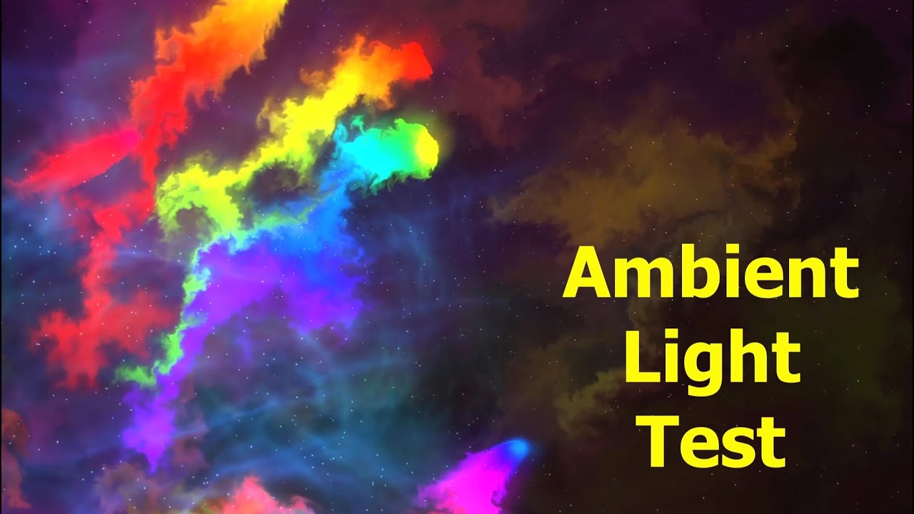 Ambient TV Backlight Test Video - For Philips Hue, Govee Immersion ...