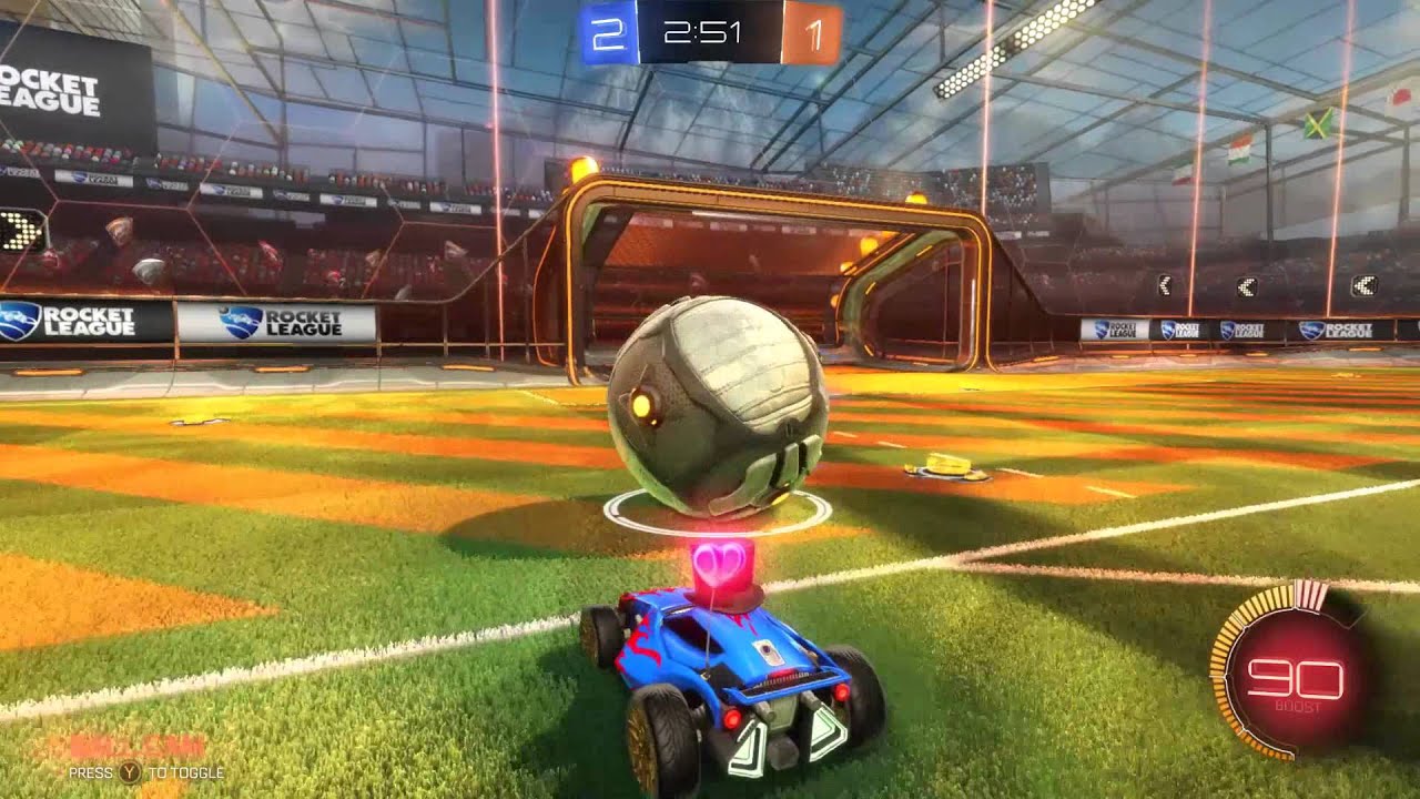 Rocket League - This is why you don't play with high ping - YouTube
