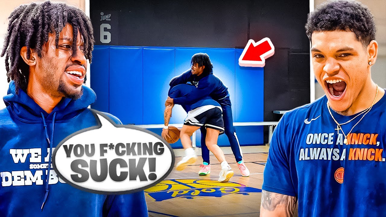 INTENSE 1V1 Basketball Against "ROB" From THE NEXT CHAPTER! - YouTube