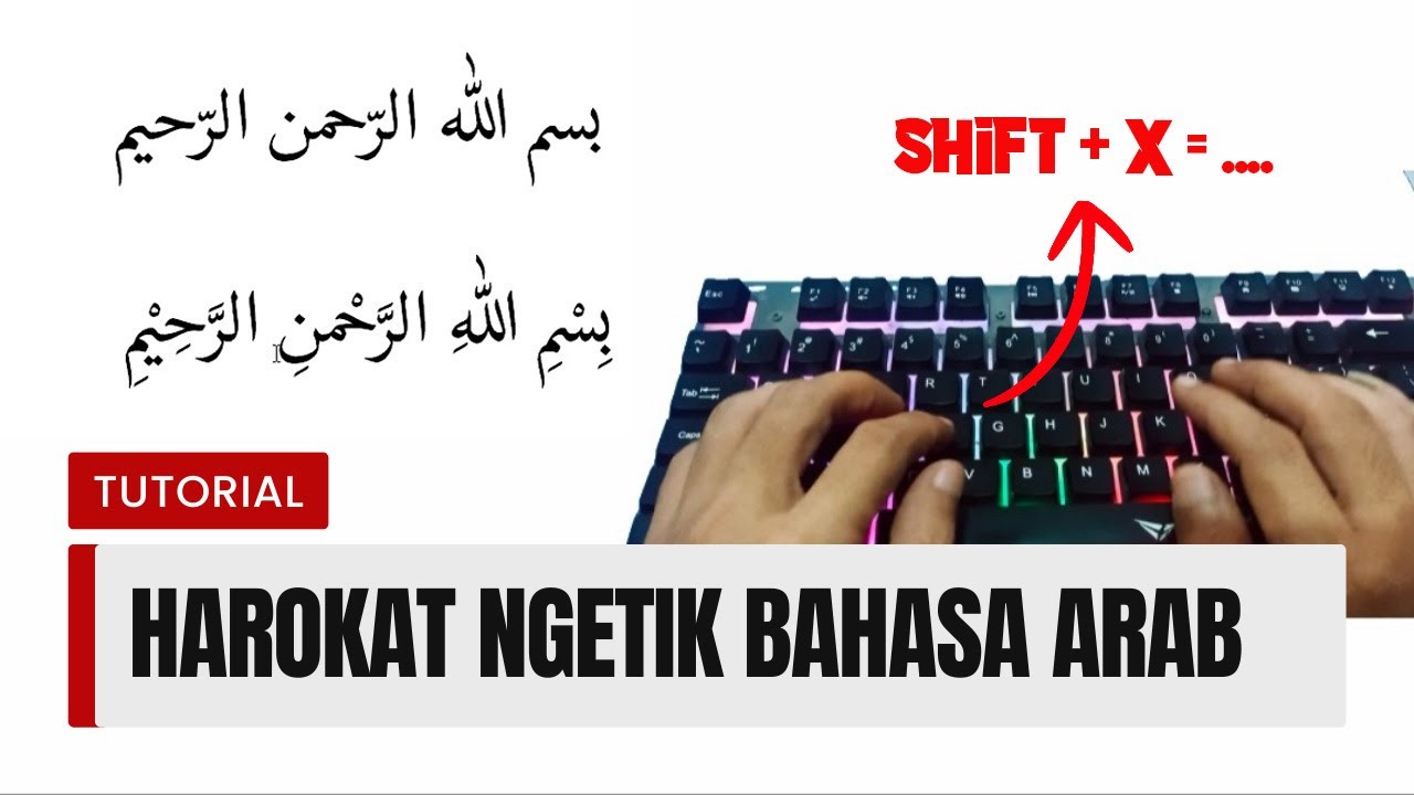 Tutorial Cara Memberi Harokat Ngetik Bahasa Arab | BKD Media Tutorials - YouTube