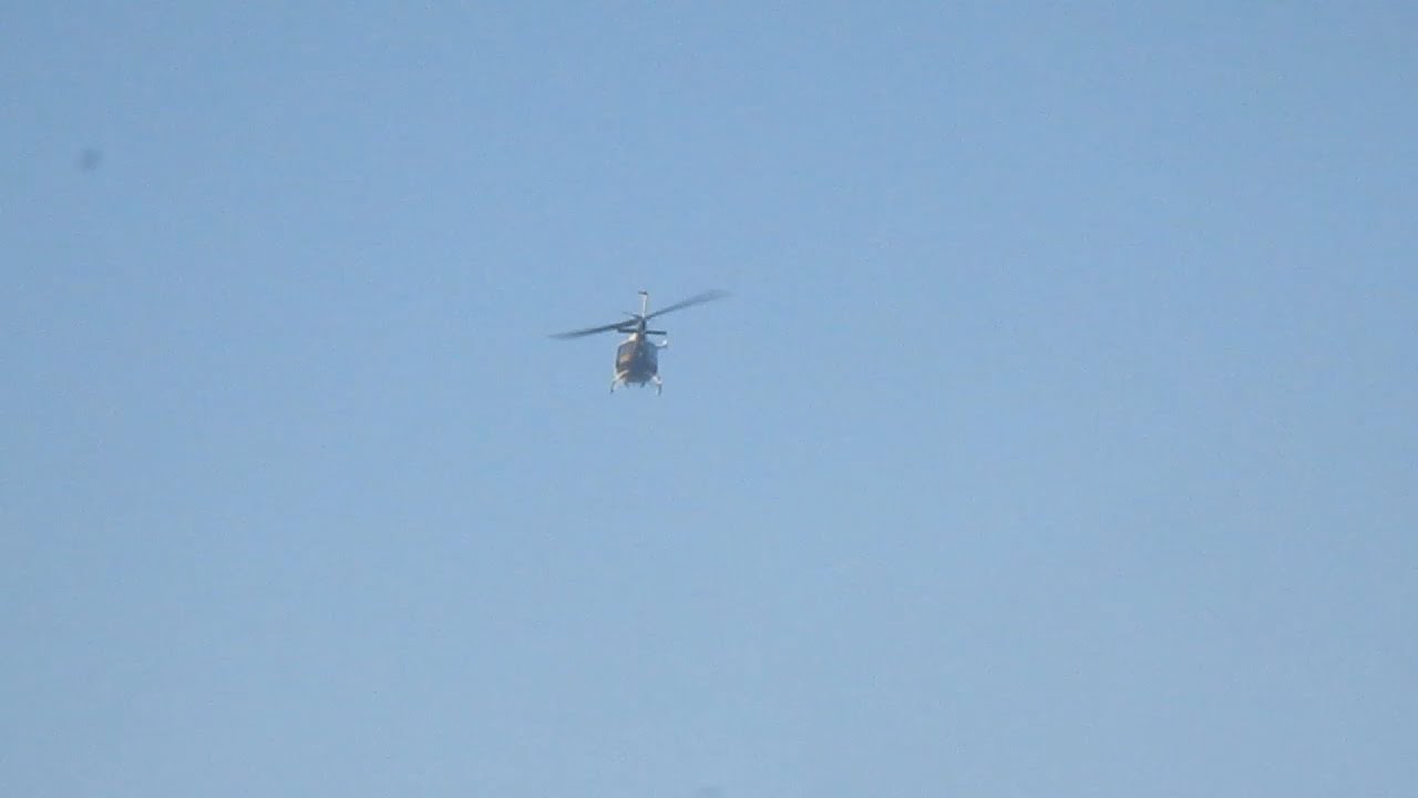 🚁 Flight of an OCSD Bell UH-1 Iroquois Huey Sheriff's Helicopter VII ...
