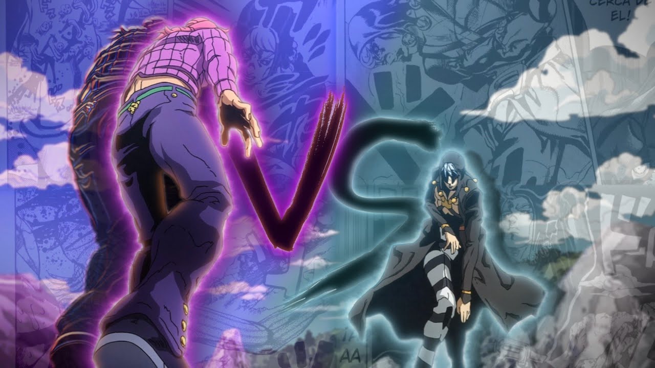 Los PEORES COMBATES del ANIME: DOPPIO vs RISOTTO - YouTube