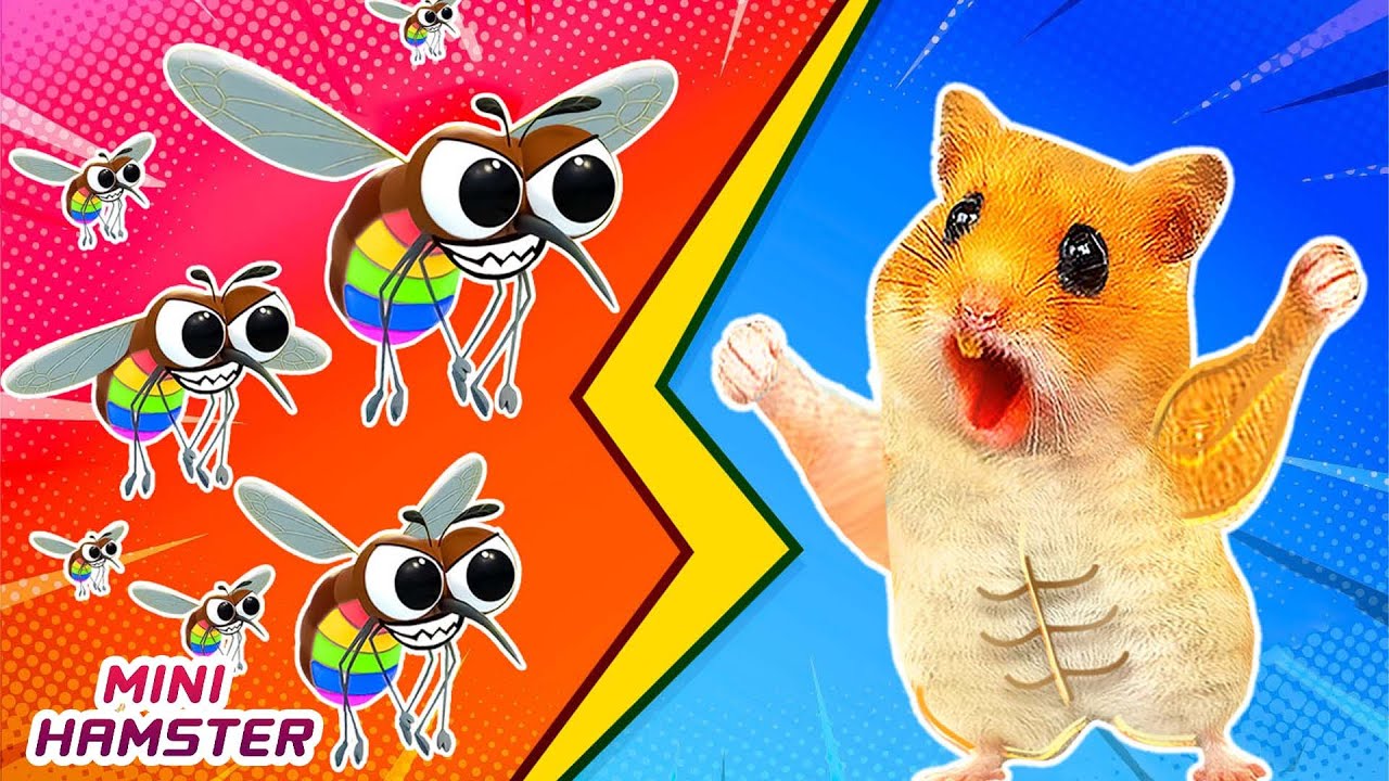 Battle In Pop It Between Mini Hamster vs Baby Boss And Mosquitos | MINI ...