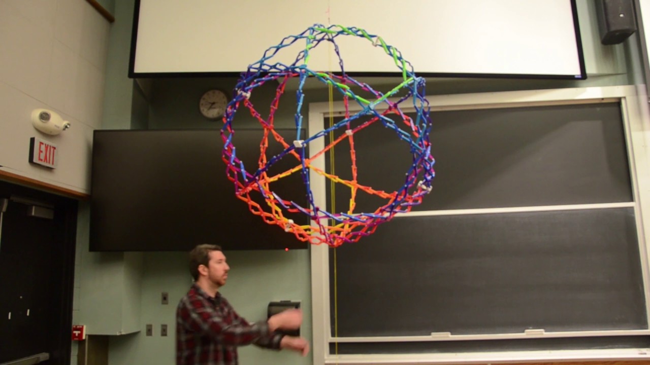 1Q40.21 - Hoberman Sphere - Collapsing Star - YouTube