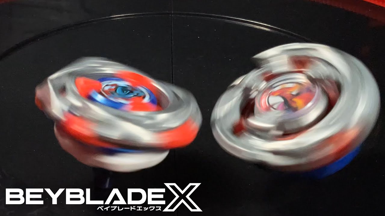 IMPACT DRAKE VS CRIMSON GARUDA | CLASH & CARRY BATTLE ベイブレードX - YouTube