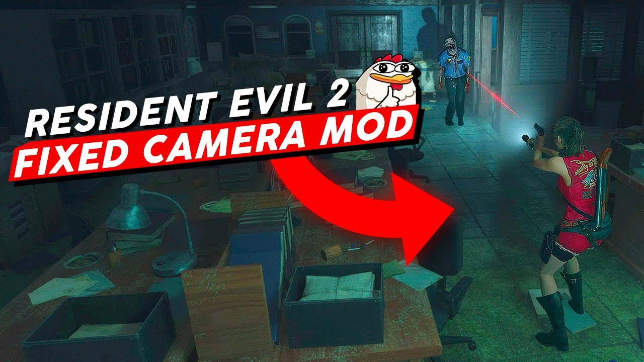 Resident Evil 2 Remake with FIXED CAMERA - YouTube