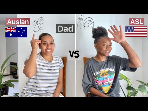 Auslan (Australian Sign Language) VS ASL (American Sign Language) - YouTube