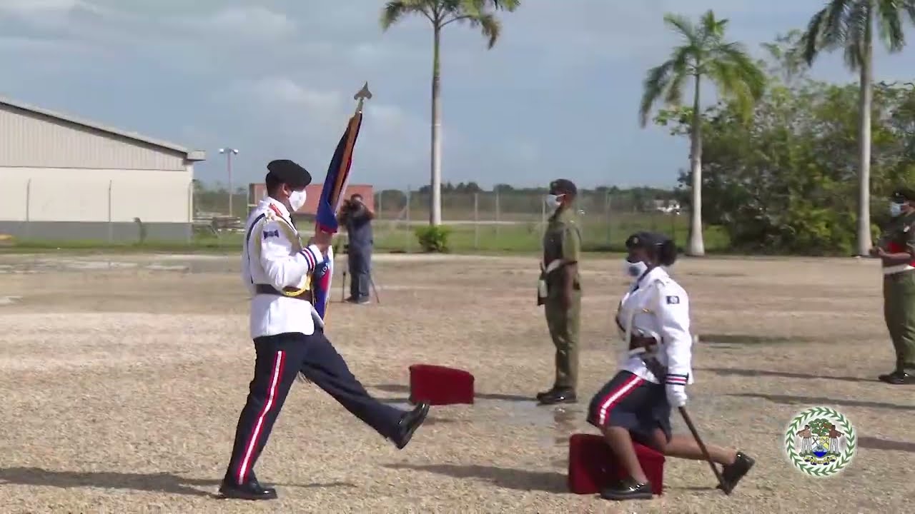 Belize Defence Force: Changing of the Guard - YouTube