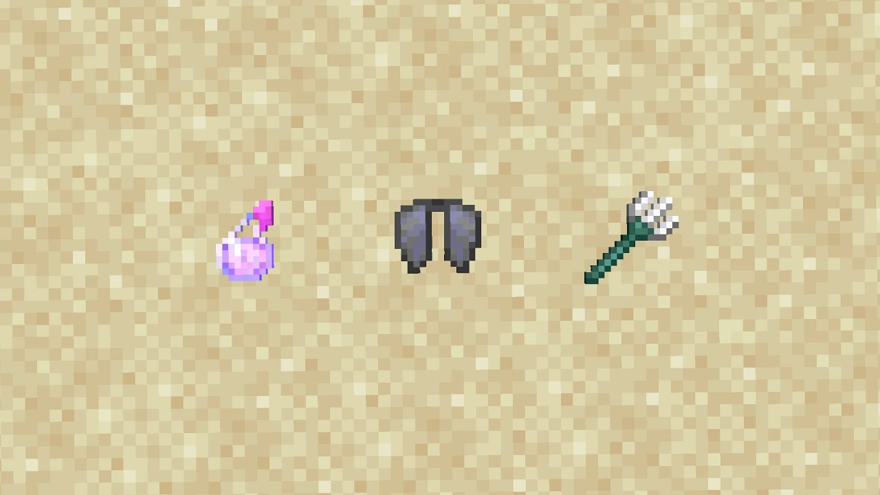 Slow Falling + Elytra + Riptide III Trident In Minecraft - YouTube