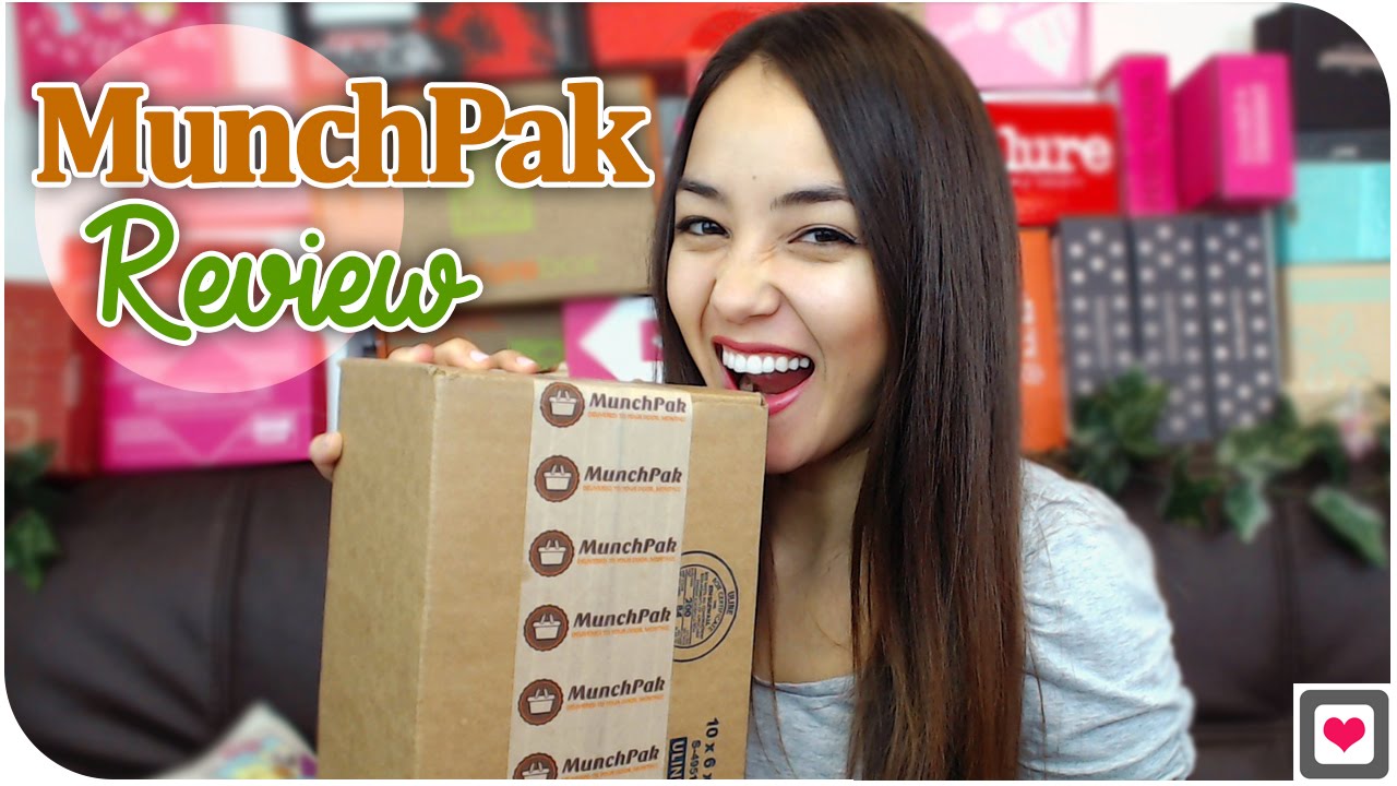 MunchPak Snack Subscription Review - Jan 2015 - YouTube