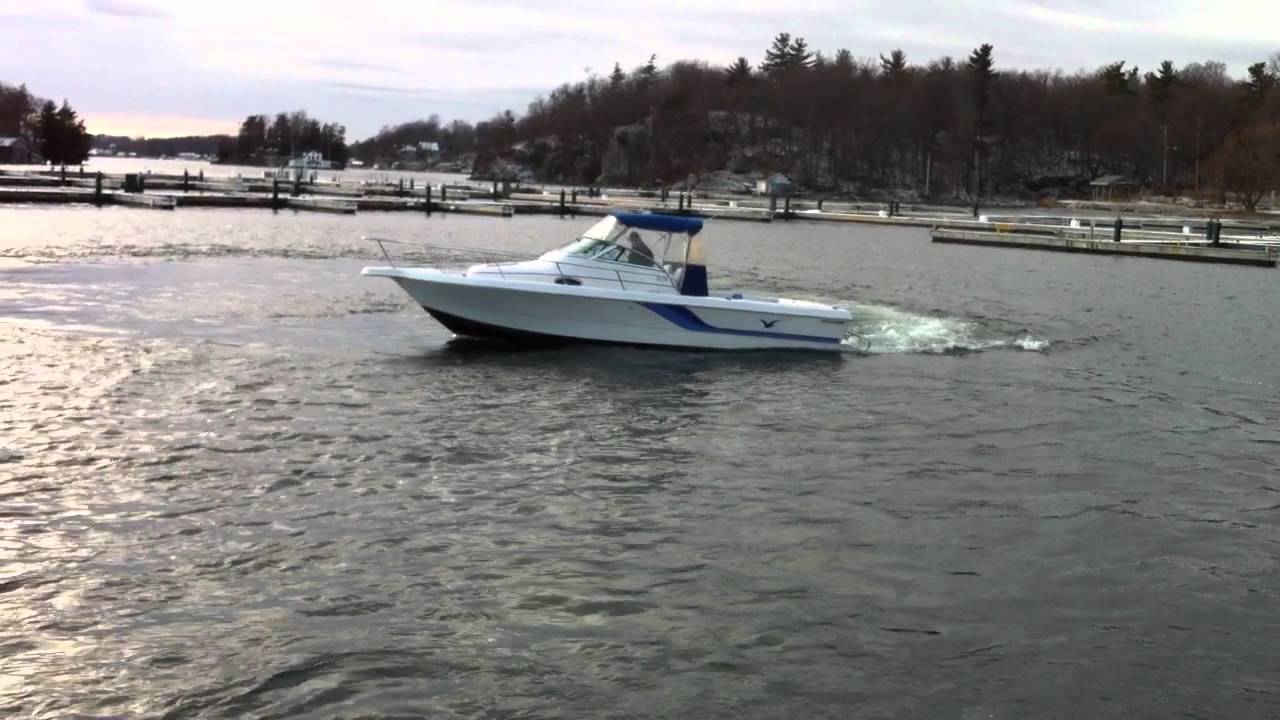 1995 231 Proline Cuddy cabin walk around - YouTube