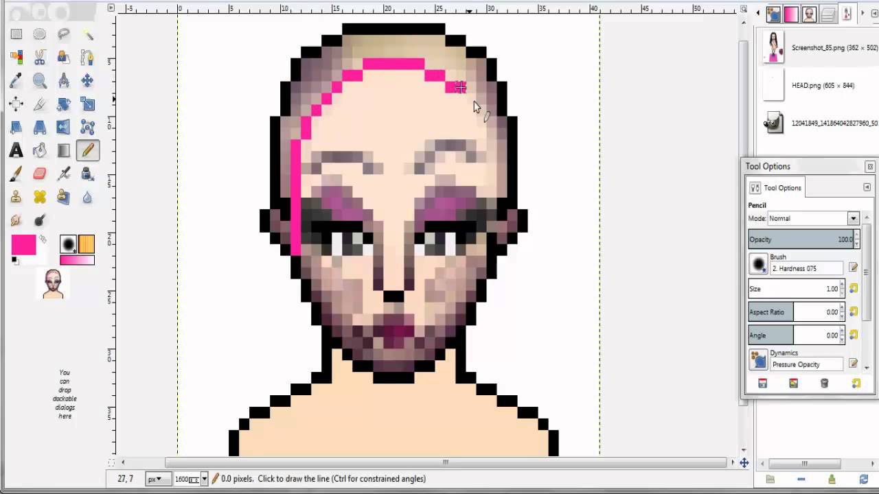 PXLS ; Habbo Face & Hair Tutorial! - YouTube