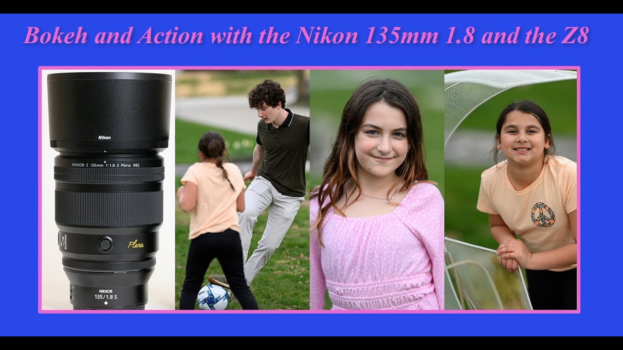 Bokeh and Action with the Nikon 135mm 1.8 and the Z8 - YouTube