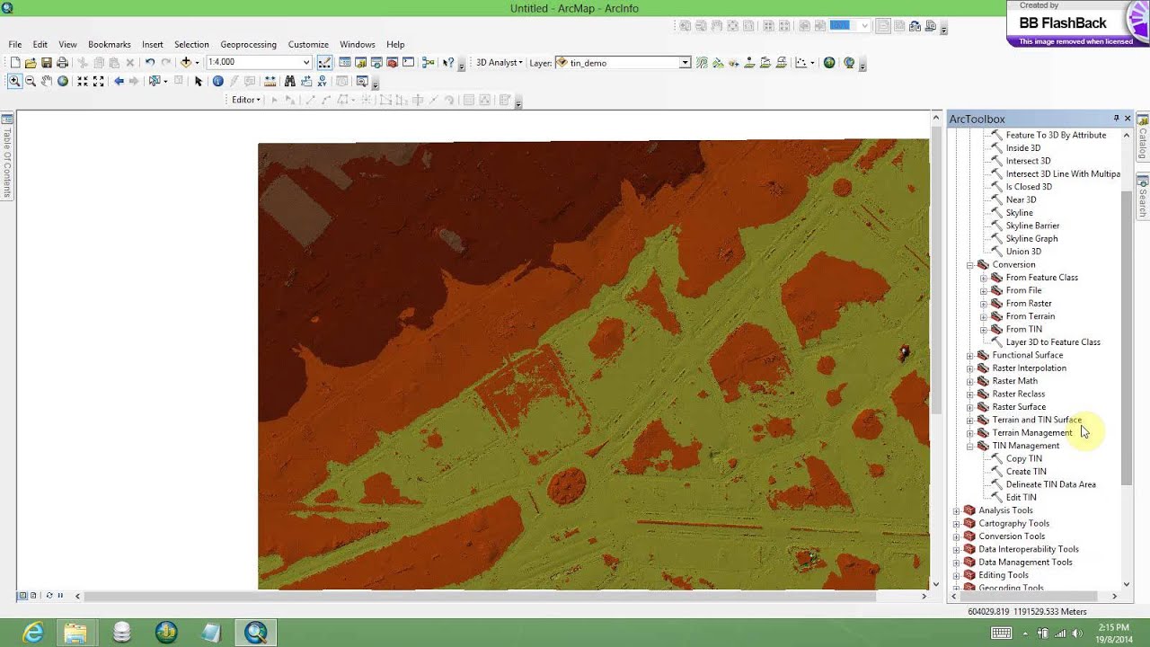 POINT TO DEM TO RASTER TO CONTOUR ARCGIS 10 1 - YouTube