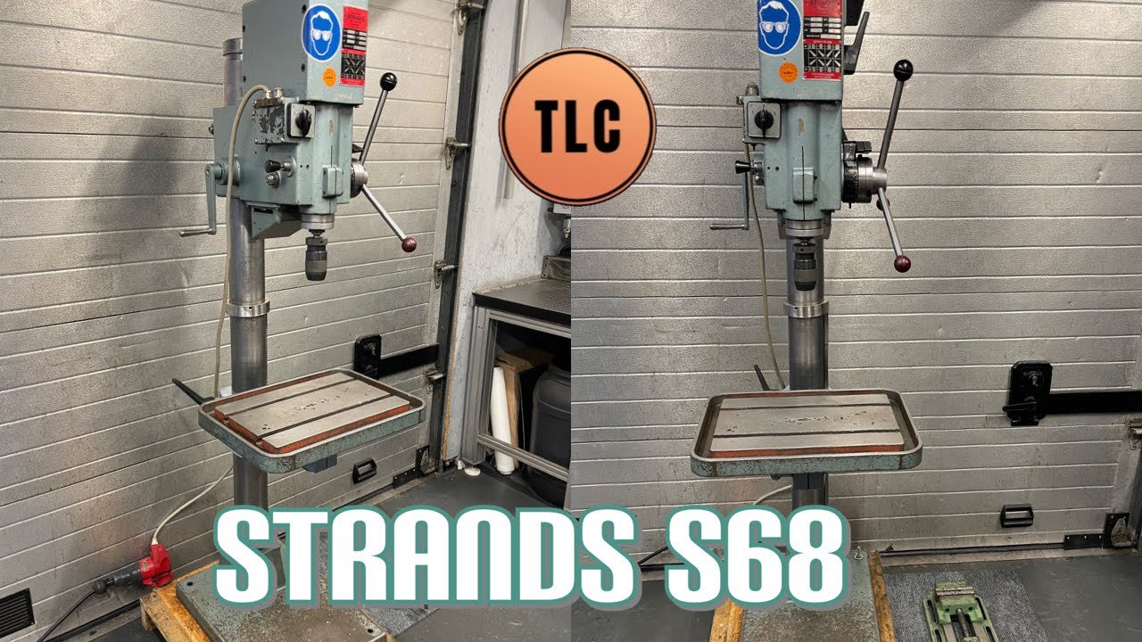 Strands S68 Geared Head Drill Press Säulenbohrmaschine Pelarborr - YouTube