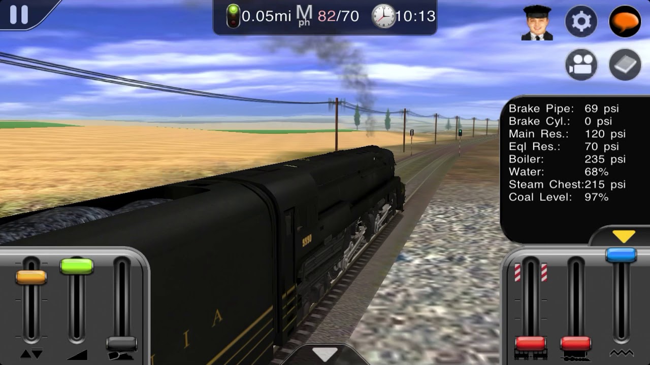 MJ Trainz here my new Steam engine t1 5550 pull a passenger train ...