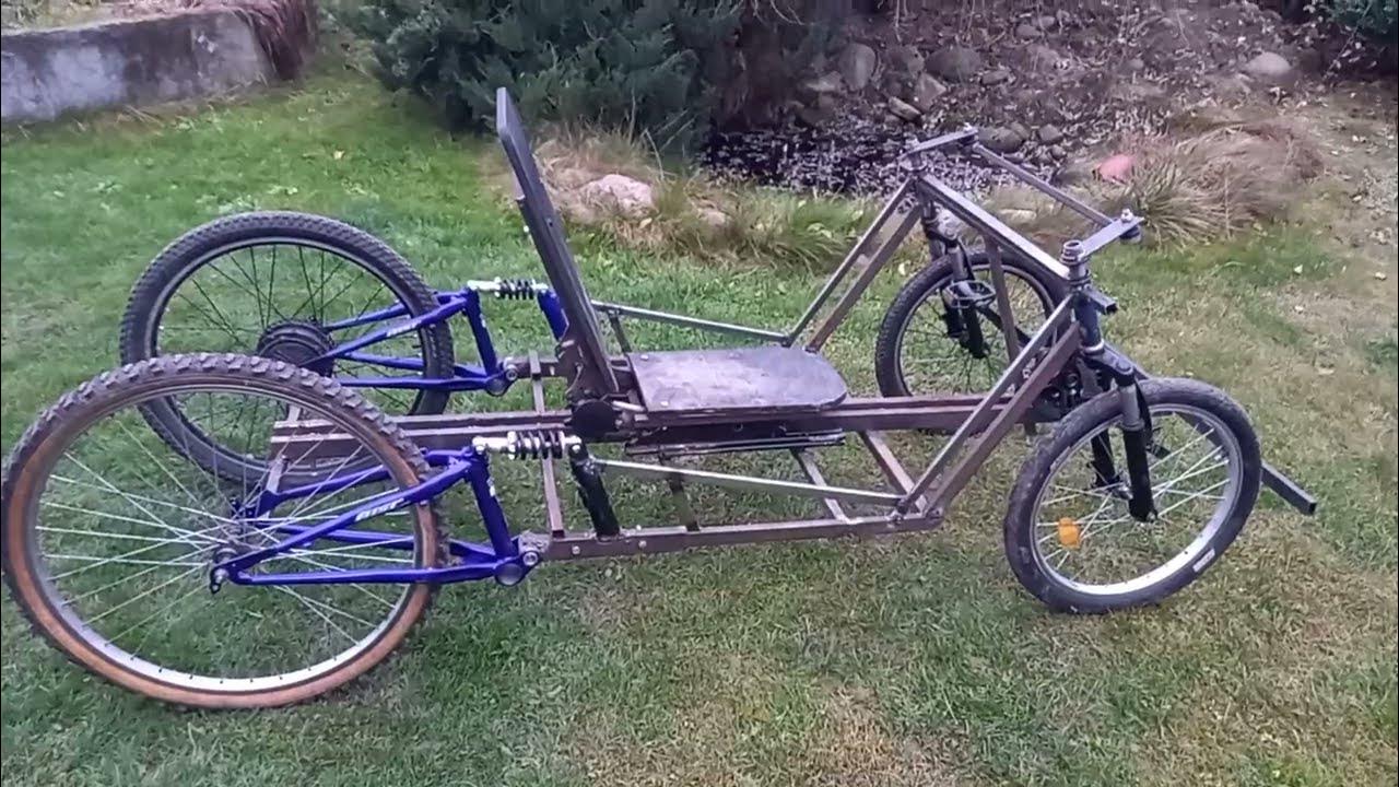 Четырехколесный веломобиль ч. 5 Four-wheeled velobomile h. 5 - YouTube