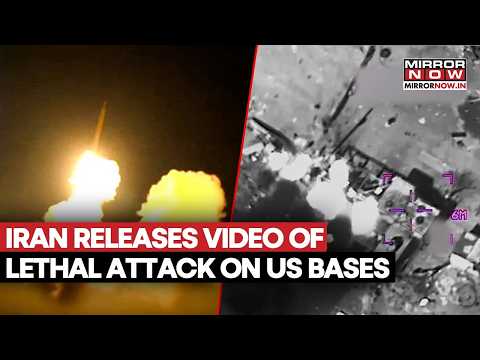 IRAN MISSILE RETALIATION: Tehran Releases Ballistic Launch Video Of Strikes On US Military Targets