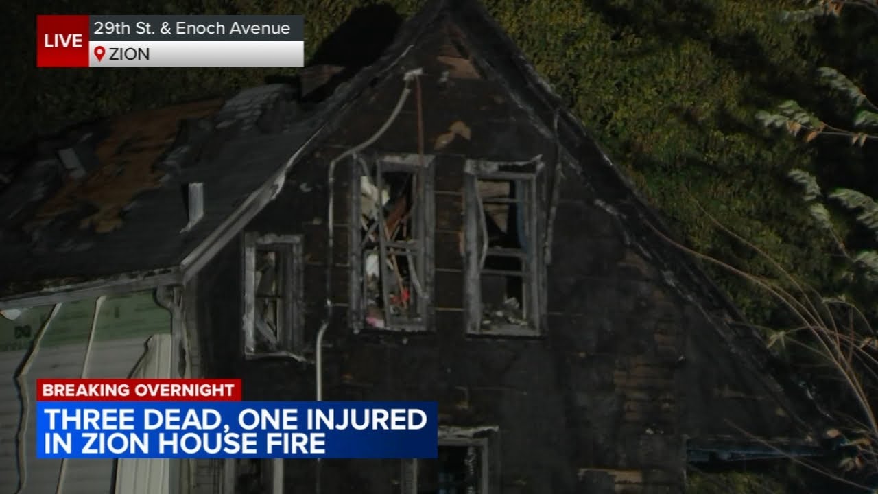 3 dead in Zion house fire - YouTube