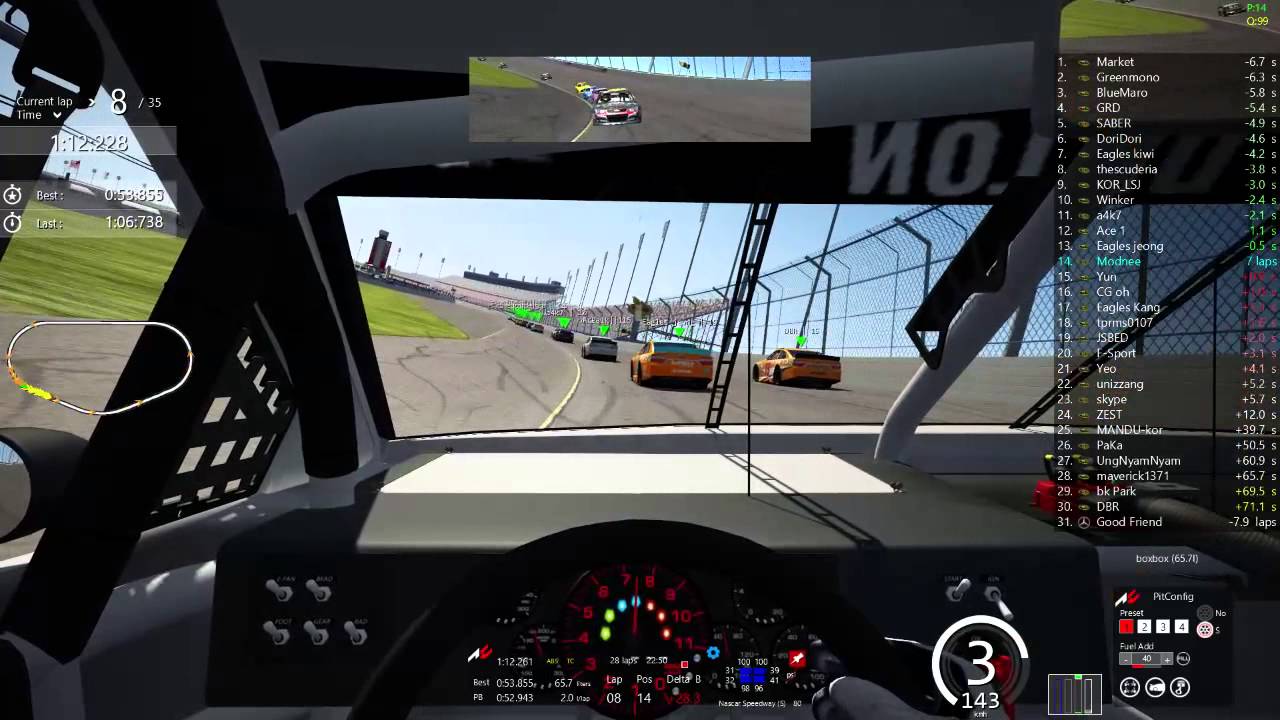 Assetto Corsa ACCC Oval Event Race (Chevrolet SS Nascar @ Jacksonville ...